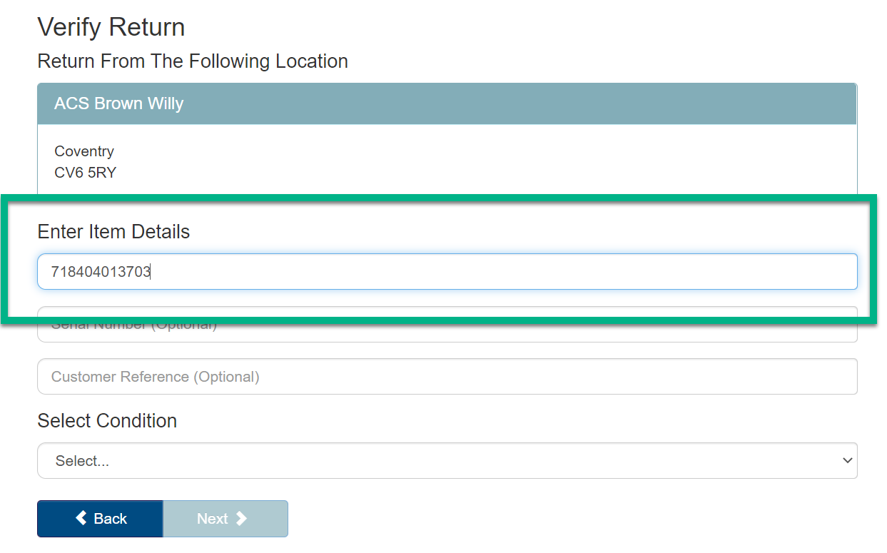 Using Verify on Thinventory Mobile Web