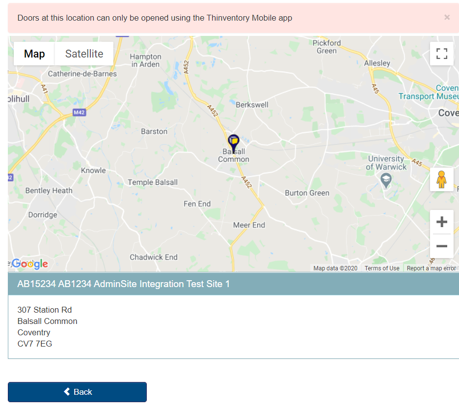 Working with deliveries in Thinventory Mobile Web