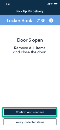 Pick up a delivery in Thinventory Mobile with Open Flex