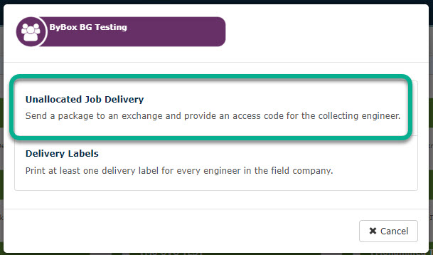 Print delivery labels with Despatcher