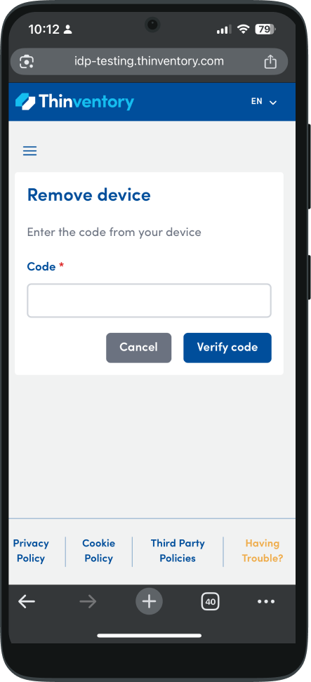 How to remove multi-factor authentication (MFA)